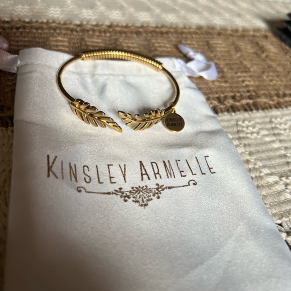 Kinsley Armelle | Jewelry | Kinsey Armelle Gold Bracelet This Is From ...